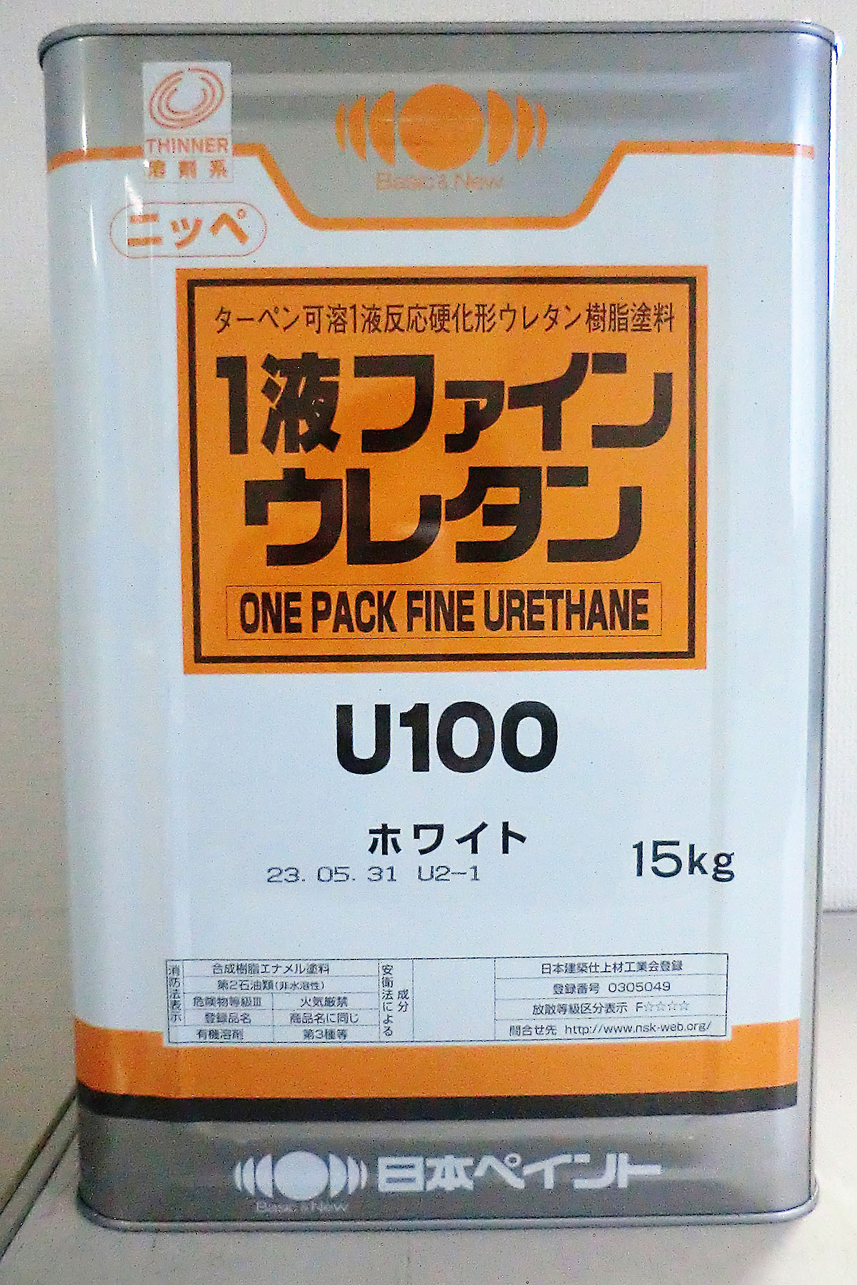 1液ファインウレタンU100 – 株式会社村田塗料店